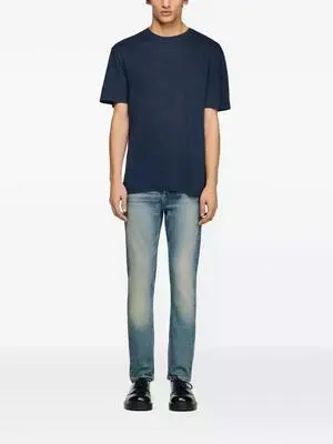 Sandro Certified Linen T-shirt - Blue