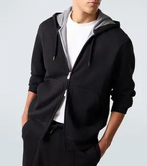 Brunello Cucinelli Cotton-blend Hoodie - Black