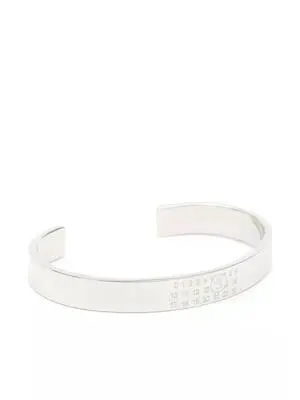 MAISON MARGIELA Engraved Numeric Cuff Bracelet
