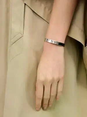 MAISON MARGIELA Engraved Numeric Cuff Bracelet