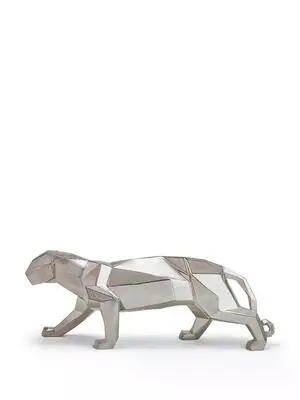 LLADRO Panther Sculpture - Silver