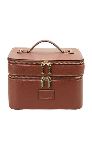ETOILE COLLECTIVE Duo Vanity Case - Brown