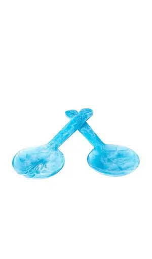 Jonathan Adler Mustique Salad Seving Set - Blue