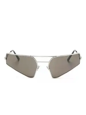 Rick Owens Oversize-frame Sunglasses - Silver
