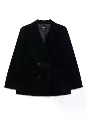 A.p.c. Lucy Double-breasted Blazer - Blue