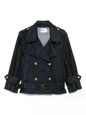 SELF-PORTRAIT Double-breasted Denim Jacket