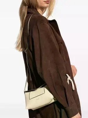 WANDLER Penelope Leather Crossbody Bag - Neutrals