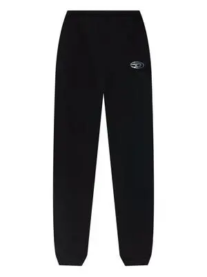 DIESEL® Embroidered Logo Track Pants - Black