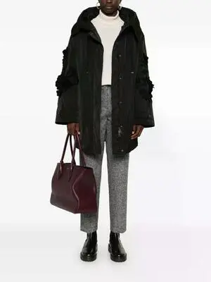 Ermanno Scervino Floral Appliqué Puffer Jacket