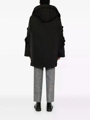 Ermanno Scervino Floral Appliqué Puffer Jacket