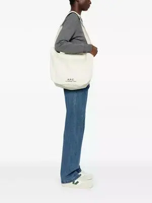 A.p.c. Canvas Shoulder Bag - Neutrals