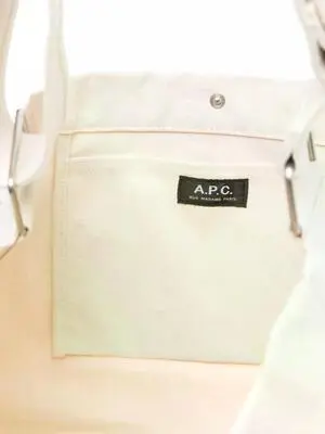 A.p.c. Canvas Shoulder Bag - Neutrals