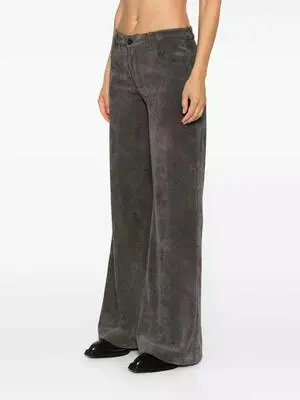 ERMANNO FIRENZE Logo Patch Palazzo Pants