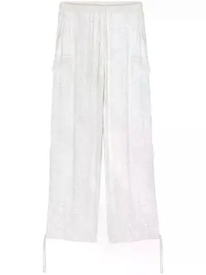 P.a.r.o.s.h Sequinned Drawstring Cargo Trousers