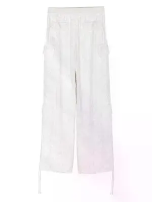 P.a.r.o.s.h Sequinned Drawstring Cargo Trousers