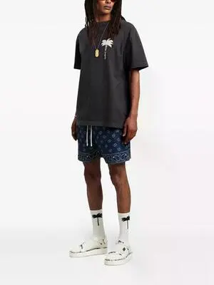 Palm Angels Palm Tree-print Cotton T-shirt