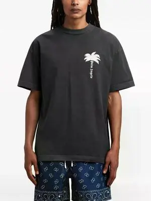 Palm Angels Palm Tree-print Cotton T-shirt