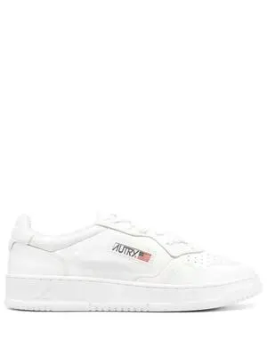 AUTRY Medalist Leather Sneakers - White