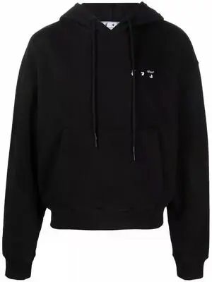 Off-White Caravaggio Paint Over Hoodie - Black