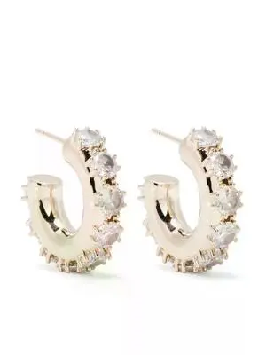 JUSTINE CLENQUET Nina Medium Earrings - Gold