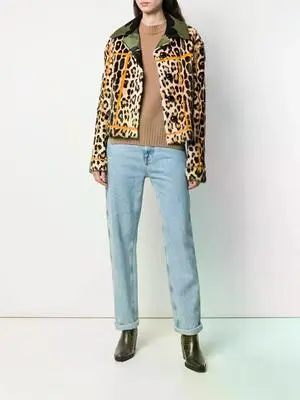 LISKA Leopard Print Jacket