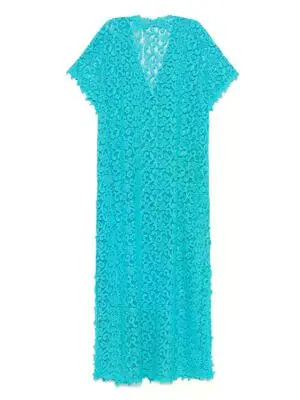 Ermanno Scervino Lace-embellished Jacket - Blue
