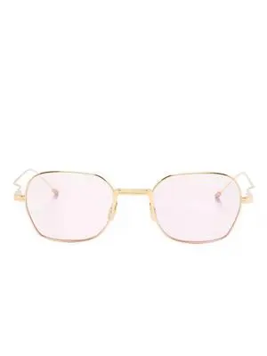 Thom Browne Square Frame Sunglasses - Gold