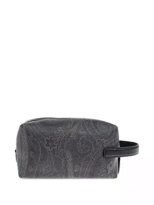 Etro Paisley-patterned Pouch - Grey