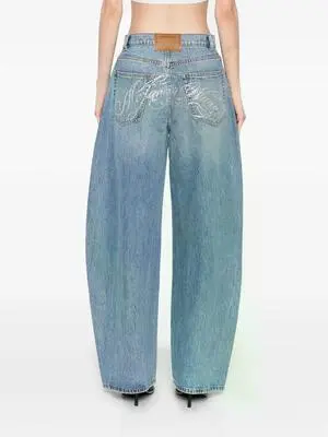 Alexander Wang Rhinestone Embellishment Jeans