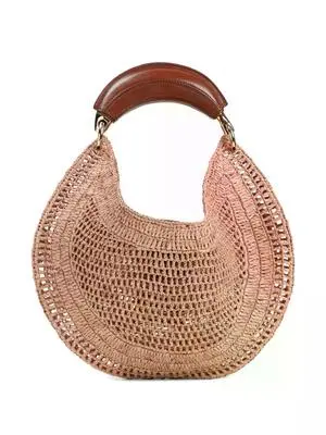 Chloé Crochet-knit Logo Tote Bag - Neutrals