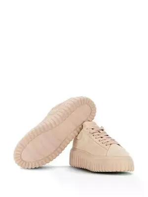 Hogan H-stripes Leather Sneakers - Pink