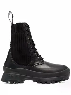 Stella McCartney Trace Lace-up Combat Boots