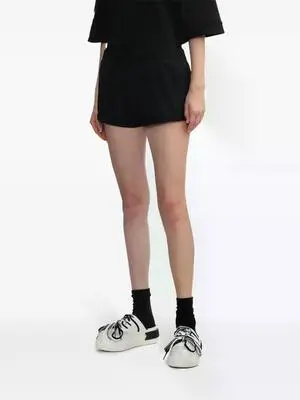 IRO PARIS Organic Cotton Mini Shorts With Embroidered Logo