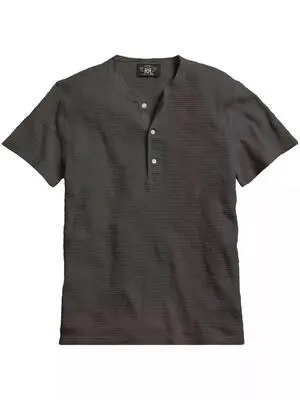 Ralph Lauren Henley Cotton T-shirt - Grey