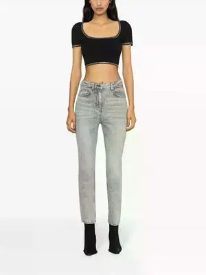 IRO PARIS Indro Cut-out Tapered Jeans