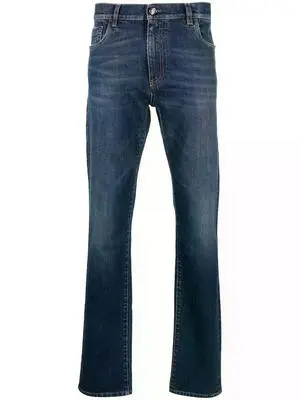 BILLIONAIRE Straight-cut Jeans With Logo Patch