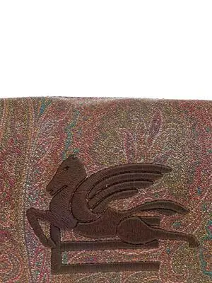 Etro Paisley-patterned Wash Bag - Brown