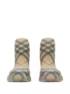 Burberry Checked Ankle Boots