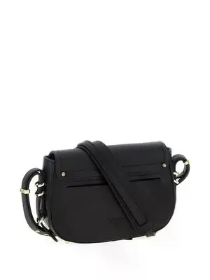 Pinko Leather Cross Body Bag With Flap Closure And Gold-tone Hardware