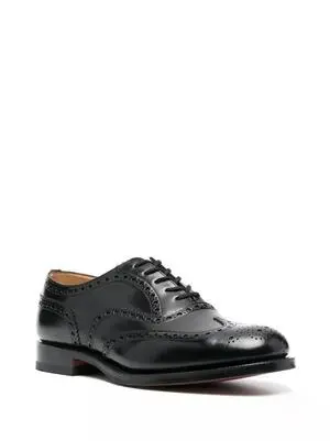 Church's Burwood Decorative Stitching Brogues - Black