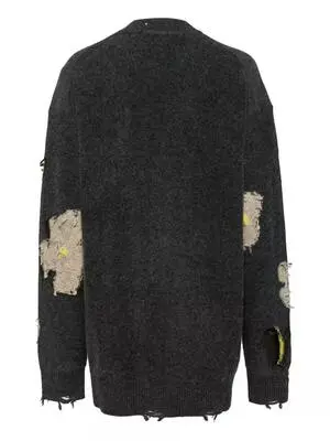 JNBY Jacquard Button-up Cardigan - Grey