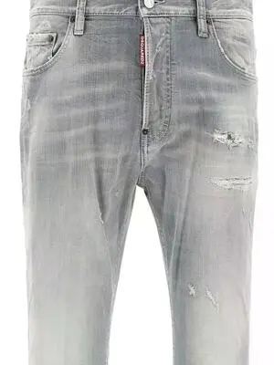 Dsquared2 Distressed Straight Leg Jeans