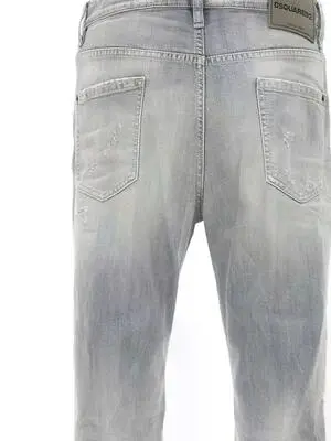 Dsquared2 Distressed Straight Leg Jeans