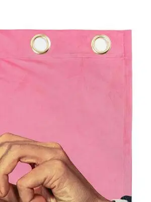 SELETTI Lipstick Shower Curtain - Pink