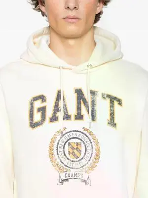 Gant Logo-print Hoodie - White