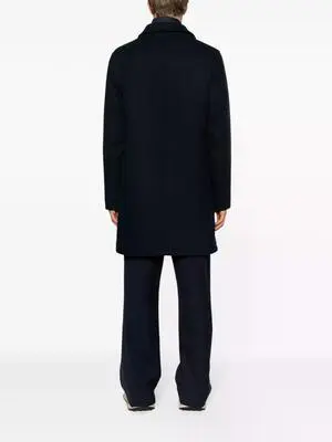 Herno Single-breasted Layered Coat