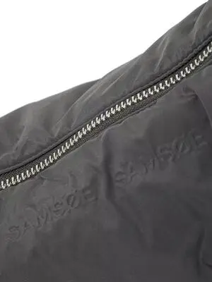 SAMSOE SAMSOE Logo Strap Shoulder Bag - Grey