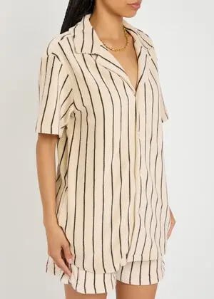BONGUSTA Striped Terry Shirt