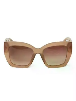 TWINSET Square Frame Sunglasses With Gradient Lenses - Neutrals