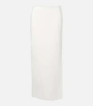 Khaite Lilth Crepe Jersey Pencil Skirt